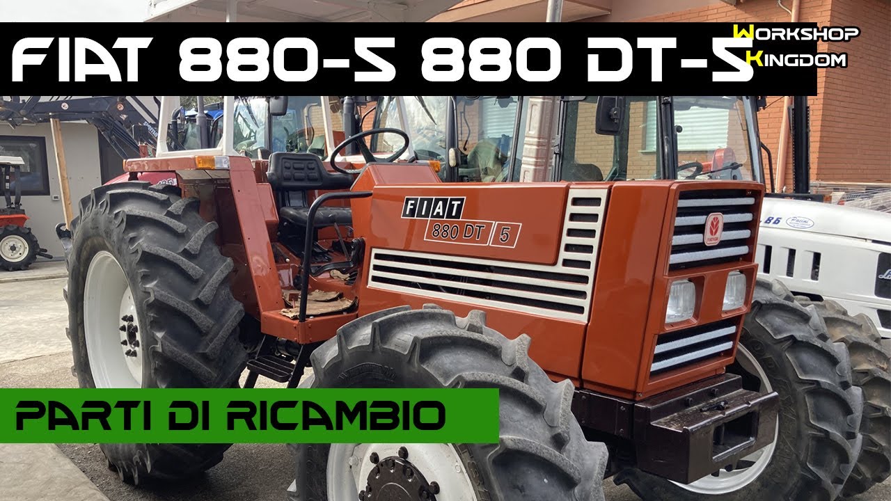 FIAT TRATTORI SERIE 880-5 880 DT-5 Catalogo Parti Di Ricambio ...