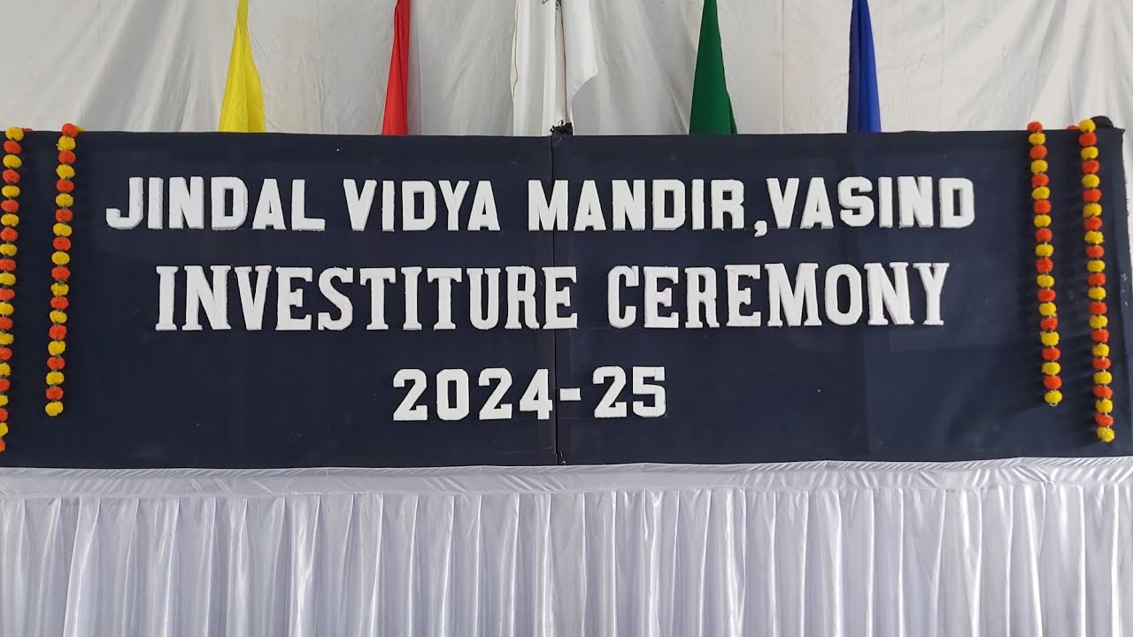 Investiture Ceremony 2024-25 || JVM Vasind - YouTube