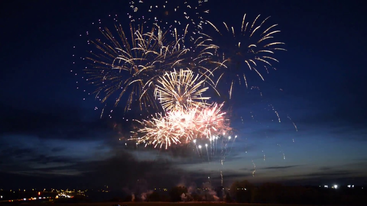 Celebration for Canada's 150 years Anniversary, Fireworks in Saskatoon ...