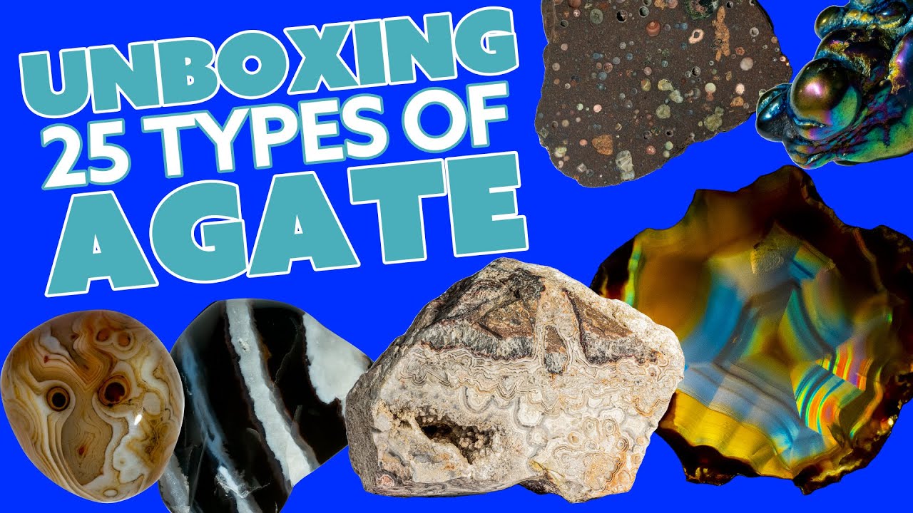 Unboxing Agates - Crazy Lace, Iris, Moss & more Unusual & Rare! - YouTube