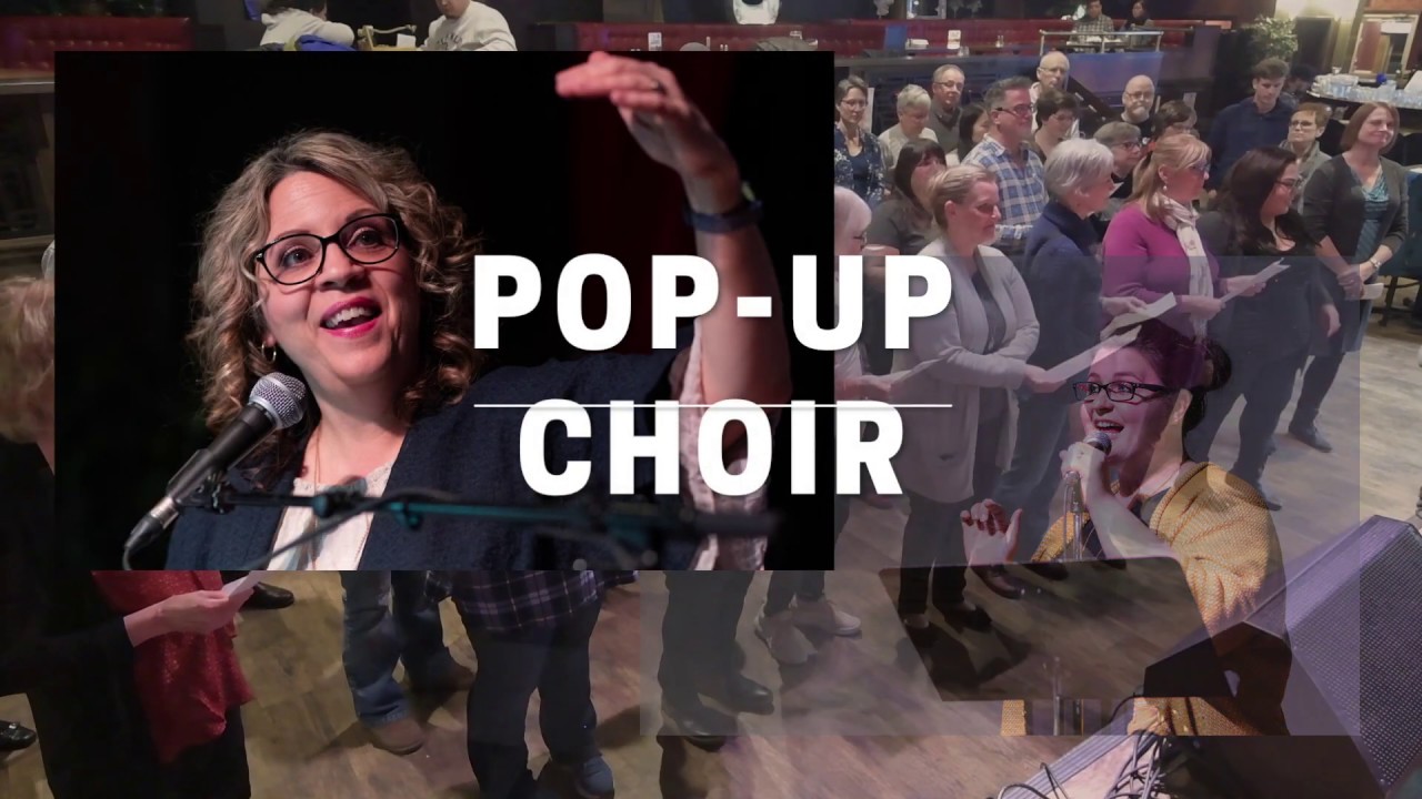 Staccato Pop-Up Choir sings Let it Be / Hey Jude - YouTube