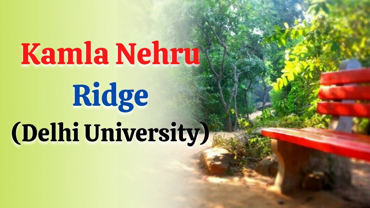 kamla nehru ridge | कमला नेहरू रीज | बोंटा पार्क | Bonta Park - YouTube