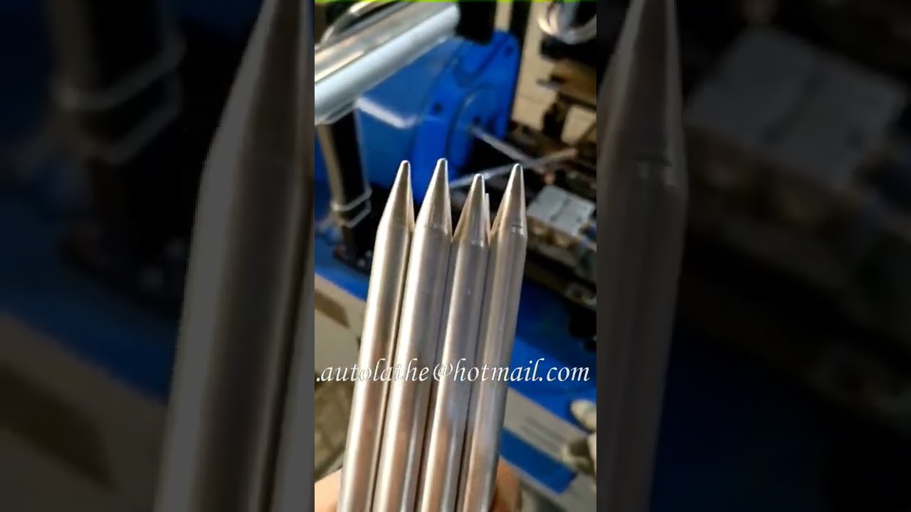 metal tube top swaging machine - YouTube