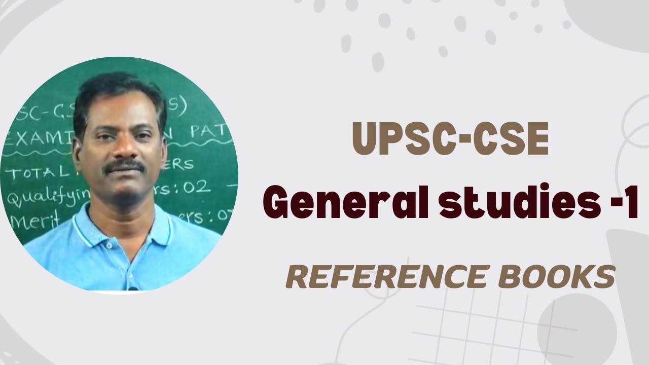UPSC-CSE General Studies -1 Reference books - YouTube