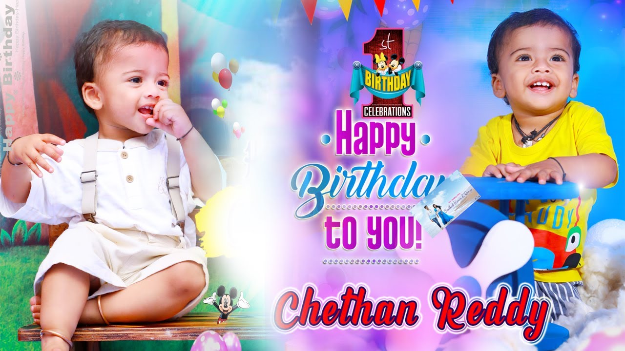 Birthday Celebration of Chethan Reddy . Chethan turning one today ...