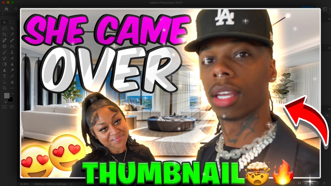 How To Make Simple Thumbnails (PSD + ASSETS) SpeedArt - YouTube