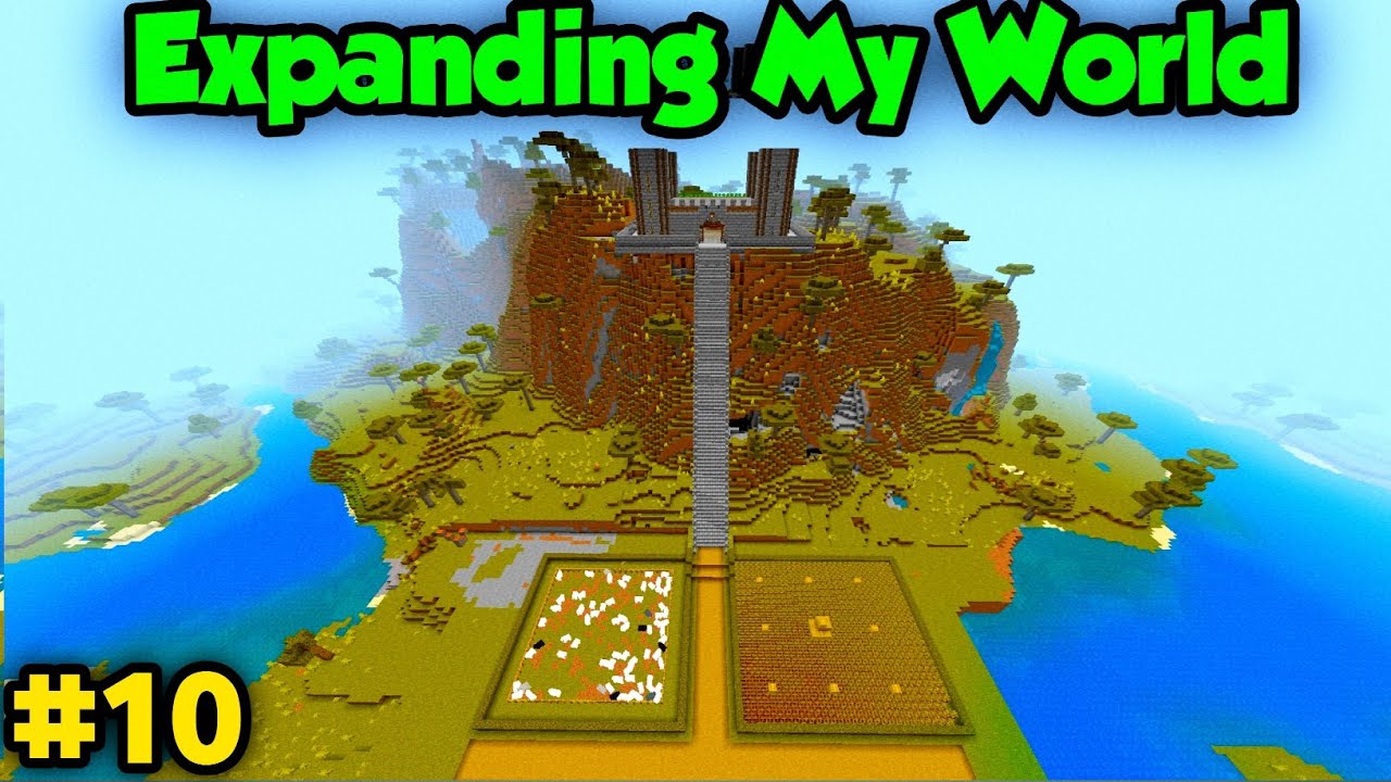 Expanding My World In Minecraft - YouTube