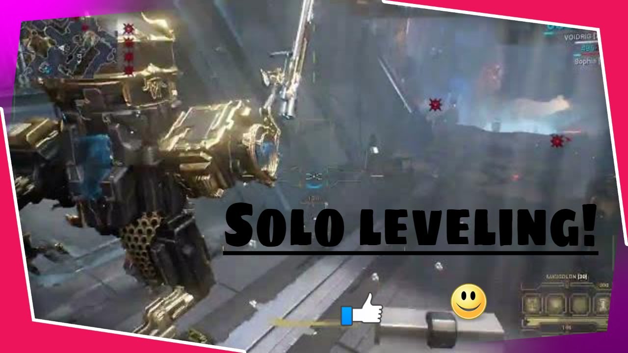 Warframe 2022- The best way to solo level up your necromech. gameplay ...