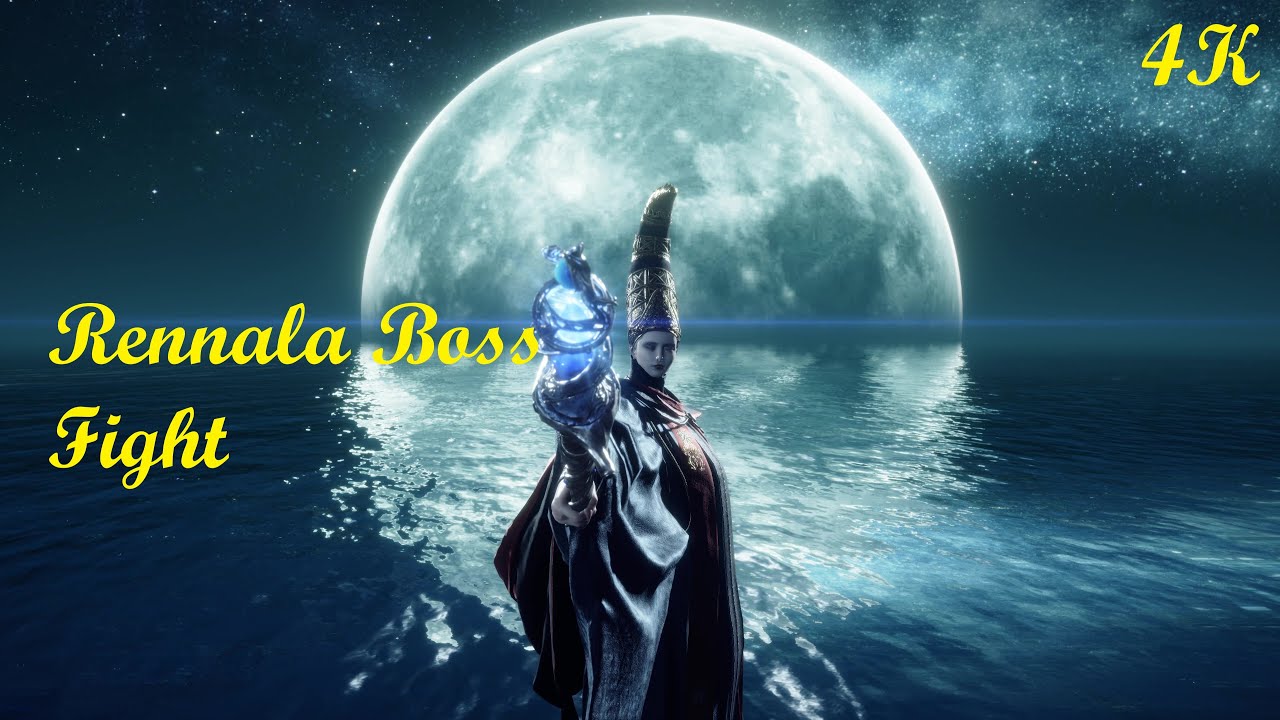 Full Rennala Boss fight with Cutscenes Elden Ring Gameplay 4K - YouTube