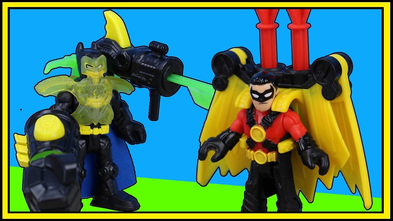 Imaginext Thunder Punch Batman and Imaginext Red Robin Battle Imaginext ...