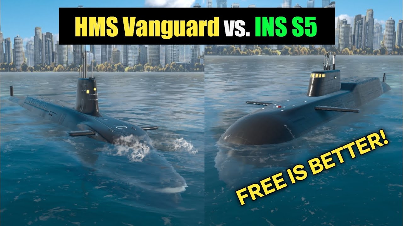 INS S5: The Best SLBM Submarine! Better than HMS Vanguard! | Modern ...