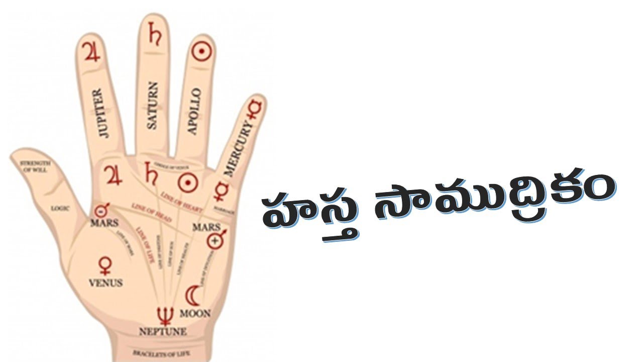 Hasta Samudrika Shastram | palmistry in telugu | హస్త సాముద్రికం - YouTube