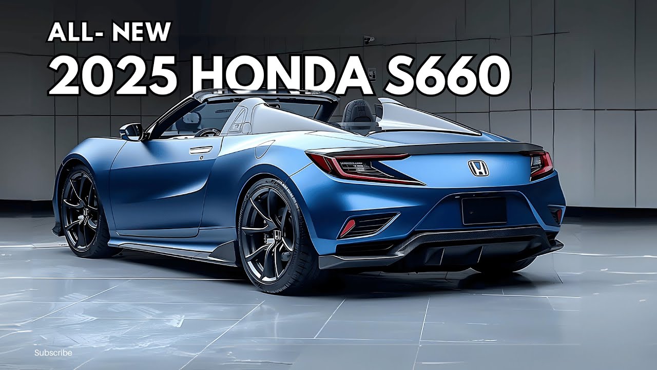 新型 2025 ホンダ S660 発表 - 日常の運転に最適な究極の楽しいスポーツカー! - YouTube
