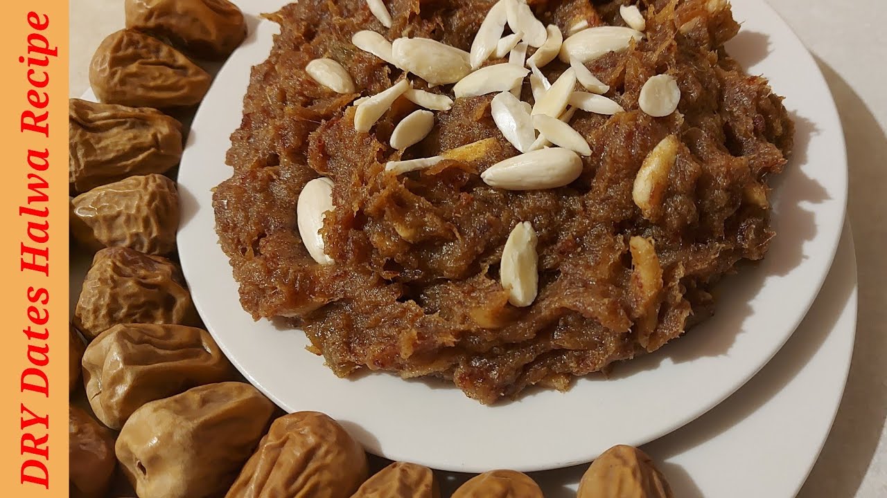 HOW TO MAKE DRY DATES HALWA RECIPE. EASY AND QUICK DRY DATES HALWA At ...