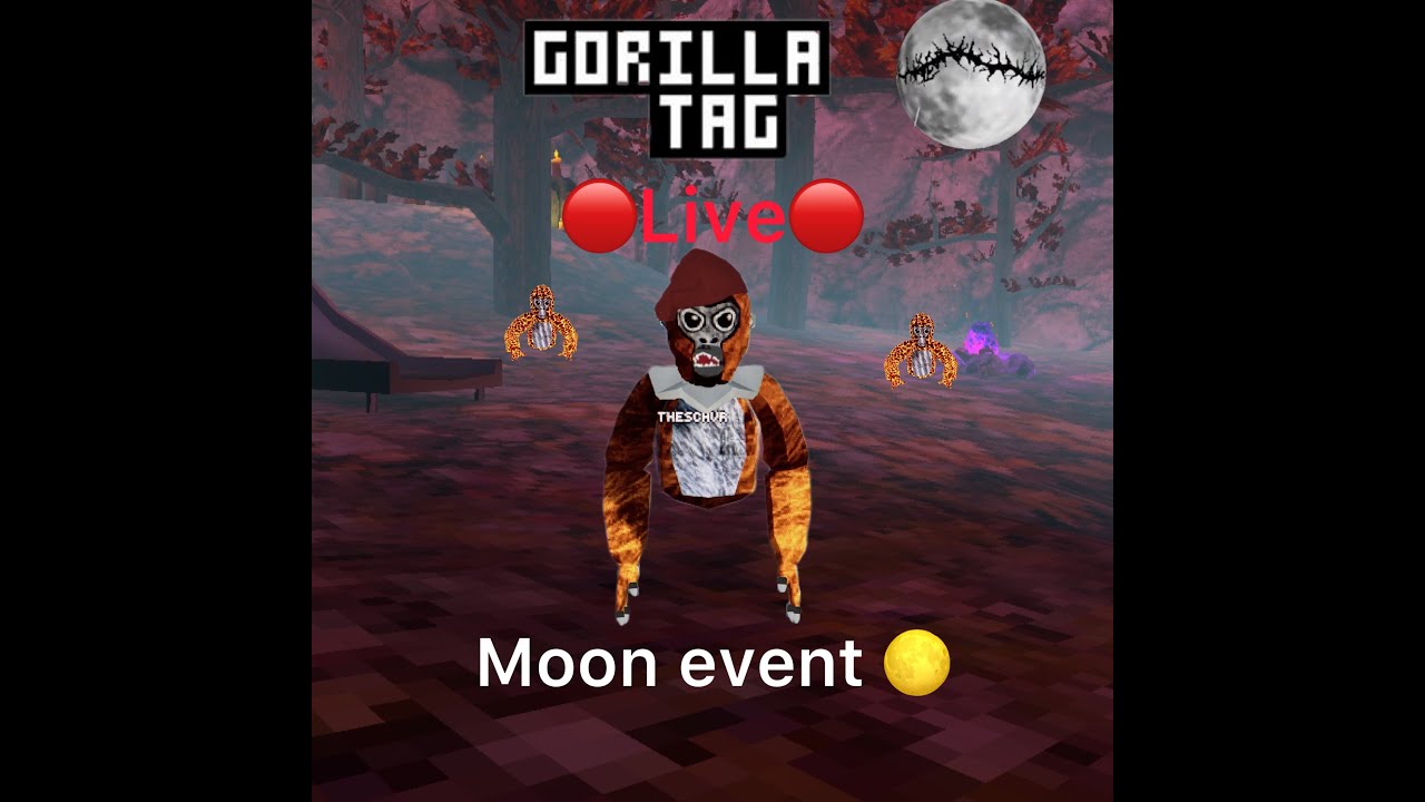 Gorilla tag minigames with viewers moon event! - YouTube