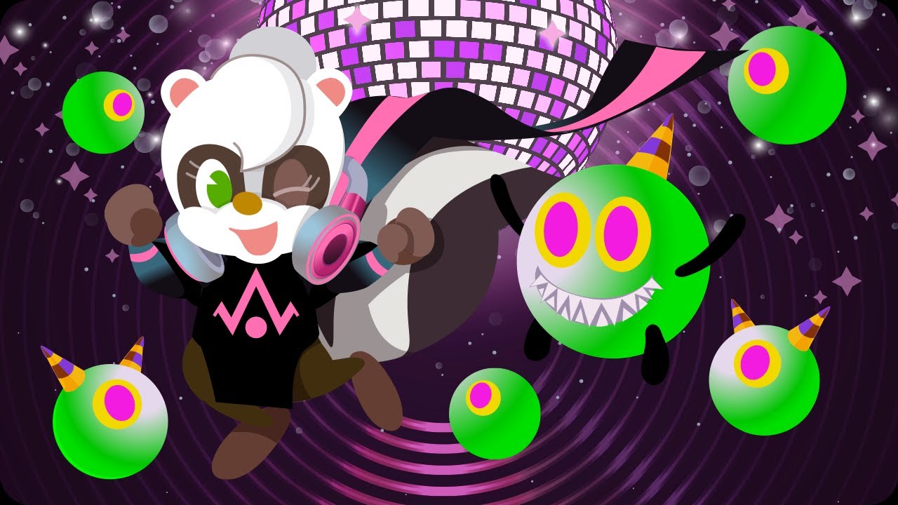 Baby Nin Nin -EDM Ver. In Pink UFO-┃Ninja Skunks ┃Animation┃Skunk Dance ...
