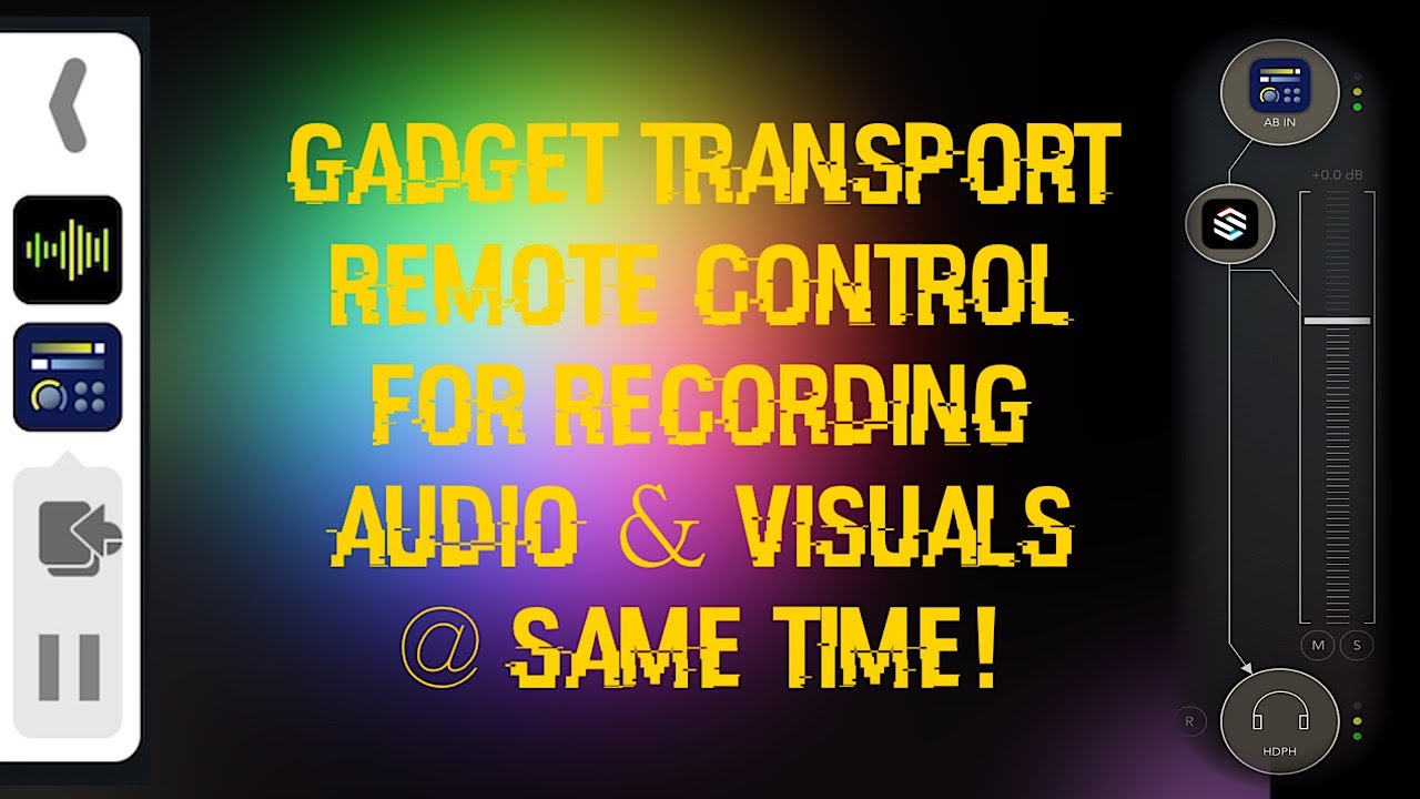 Audiobus AUM, Gadget & Visual synthesizer - Audio, Video & Midi - YouTube