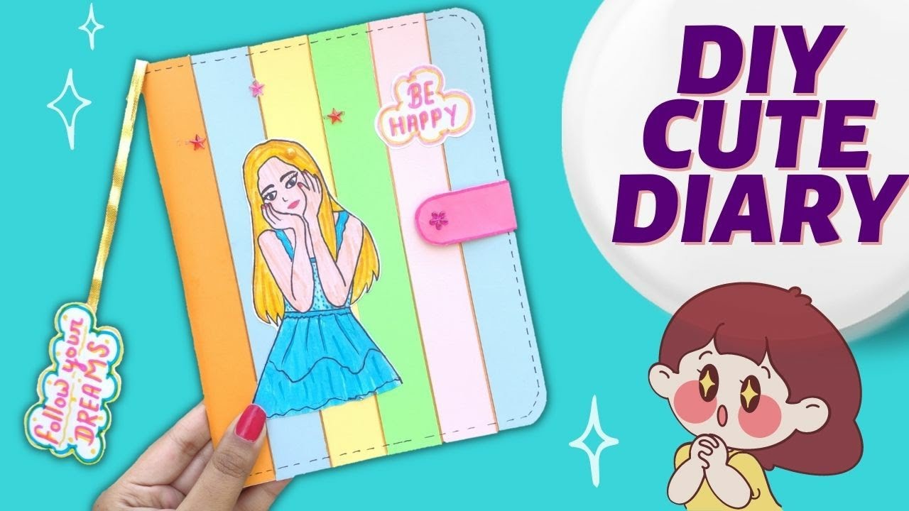 DIY Cute Diary | How to make diary | Paper Craft | Priya Singh Craft ...
