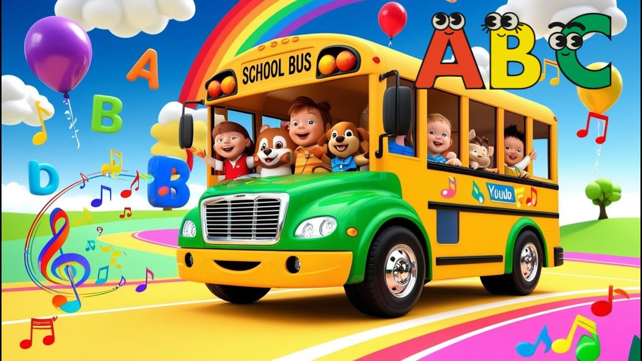 ABC Song + The Wheels on the Bus | Fun Learning for Kids 🎶📚 | Kids ...