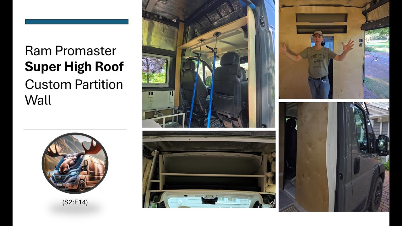 Ram Promaster Custom DIY Partition Wall - Bulkhead (S2:E14) - YouTube