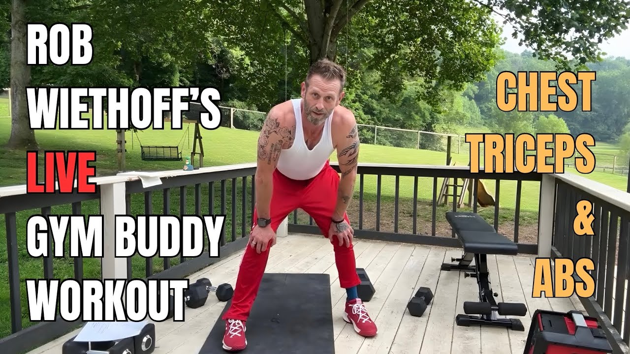 Gym Buddy with Rob Wiethoff (Chest, Triceps and Abs) - YouTube