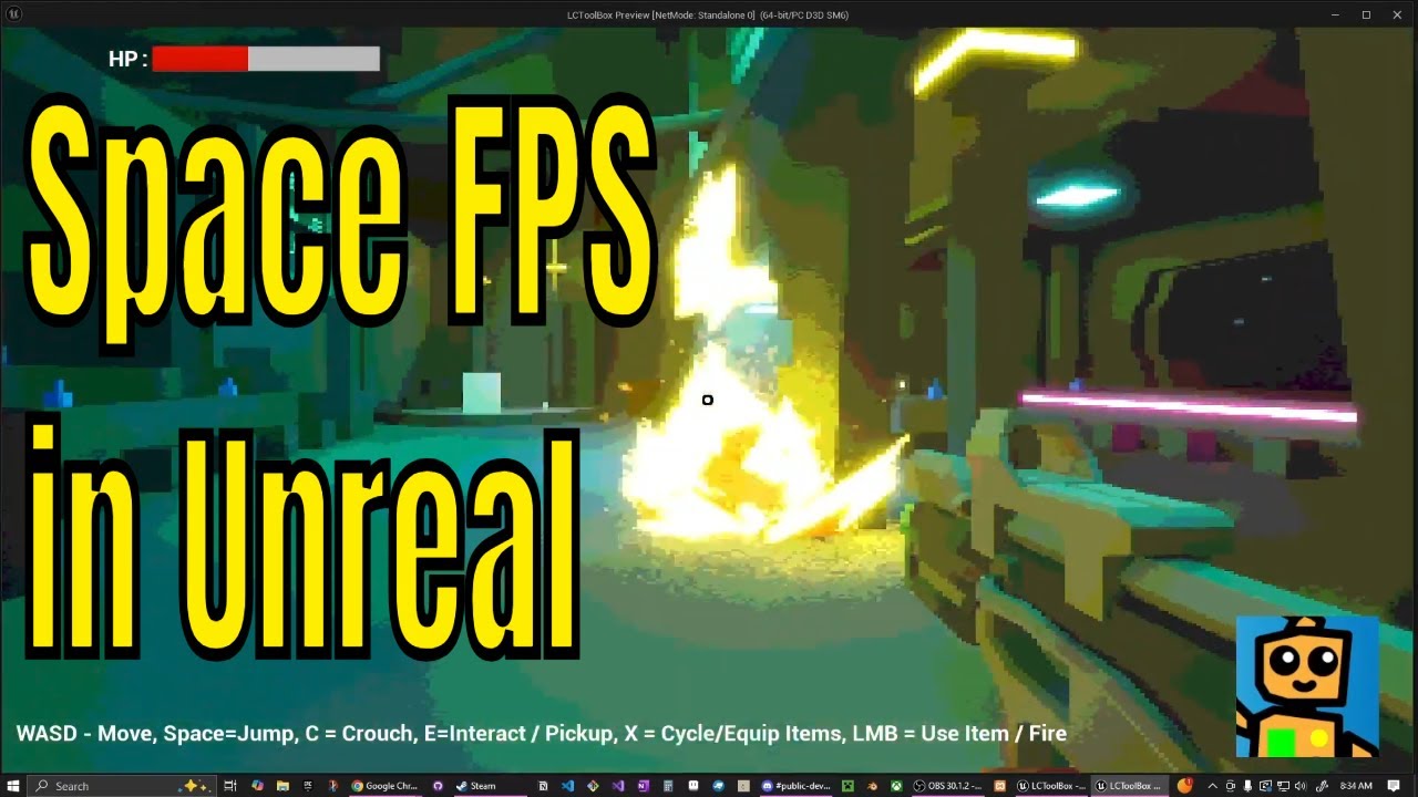 Space First Person Shooter in Unreal Engine 5 - YouTube