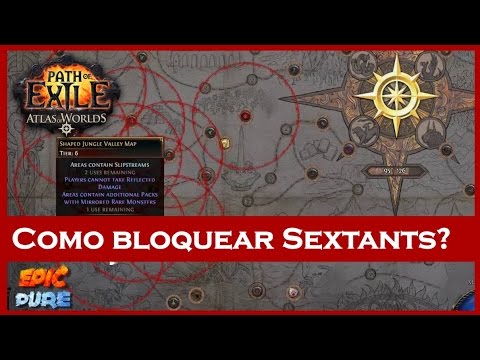 [Path of Exile 2.6] Guia: Como Bloquear Sextants? - YouTube