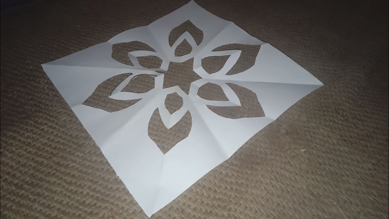 Paper Rangoli | Rangoli Paper Cutting | Rangoli Stencil | Paper Cutting ...