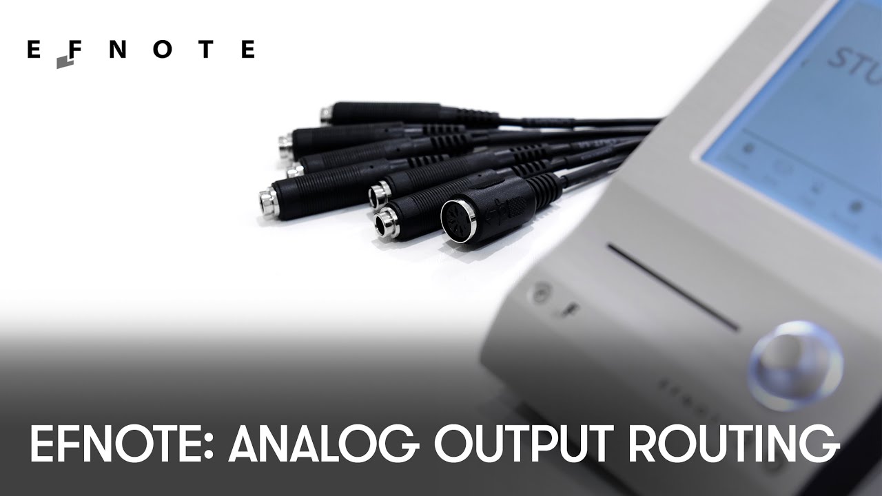 EFNOTE How To: Analog Output Routing (2ch and 4ch) - YouTube