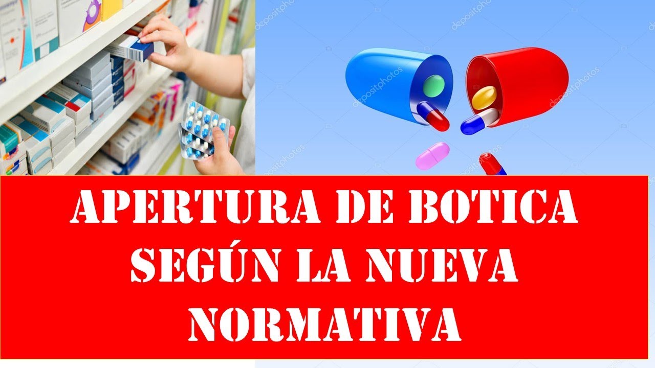 📙📘📕📖APERTURA DE BOTICA SEGÚN LA NUEVA NORMATIVA 554 , (MANUAL DE BPOF)😊 ...