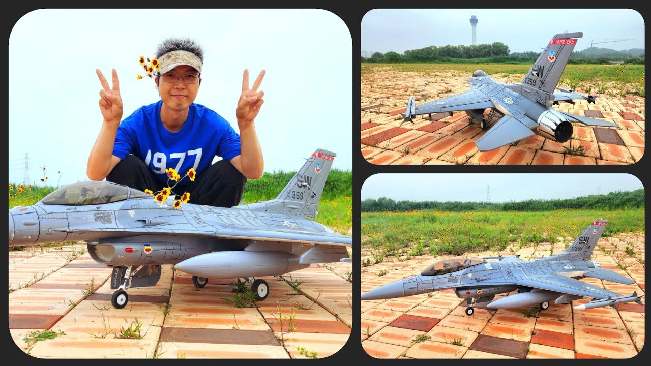 #rc비행기 #Freewing F-16 Falcon 90mm EDF #2nd Flight Success 💯 - YouTube
