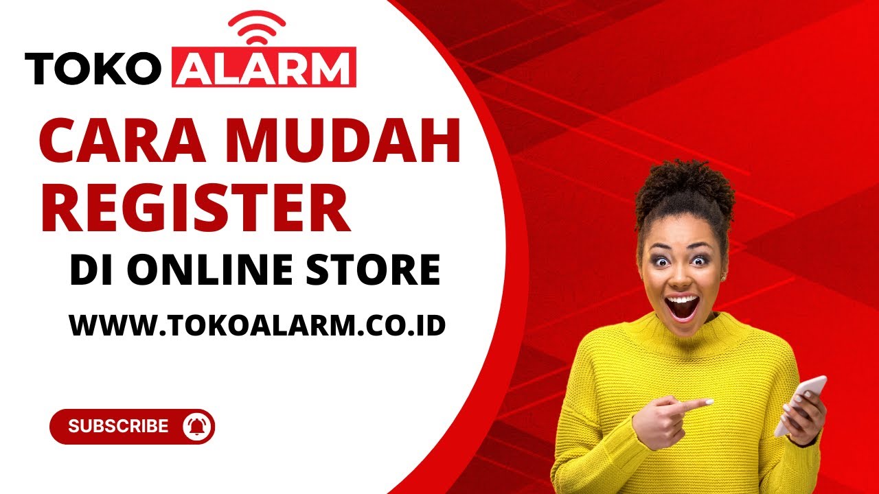 CARA MUDAH REGISTER TOKO ALARM ONLINE STORE - YouTube