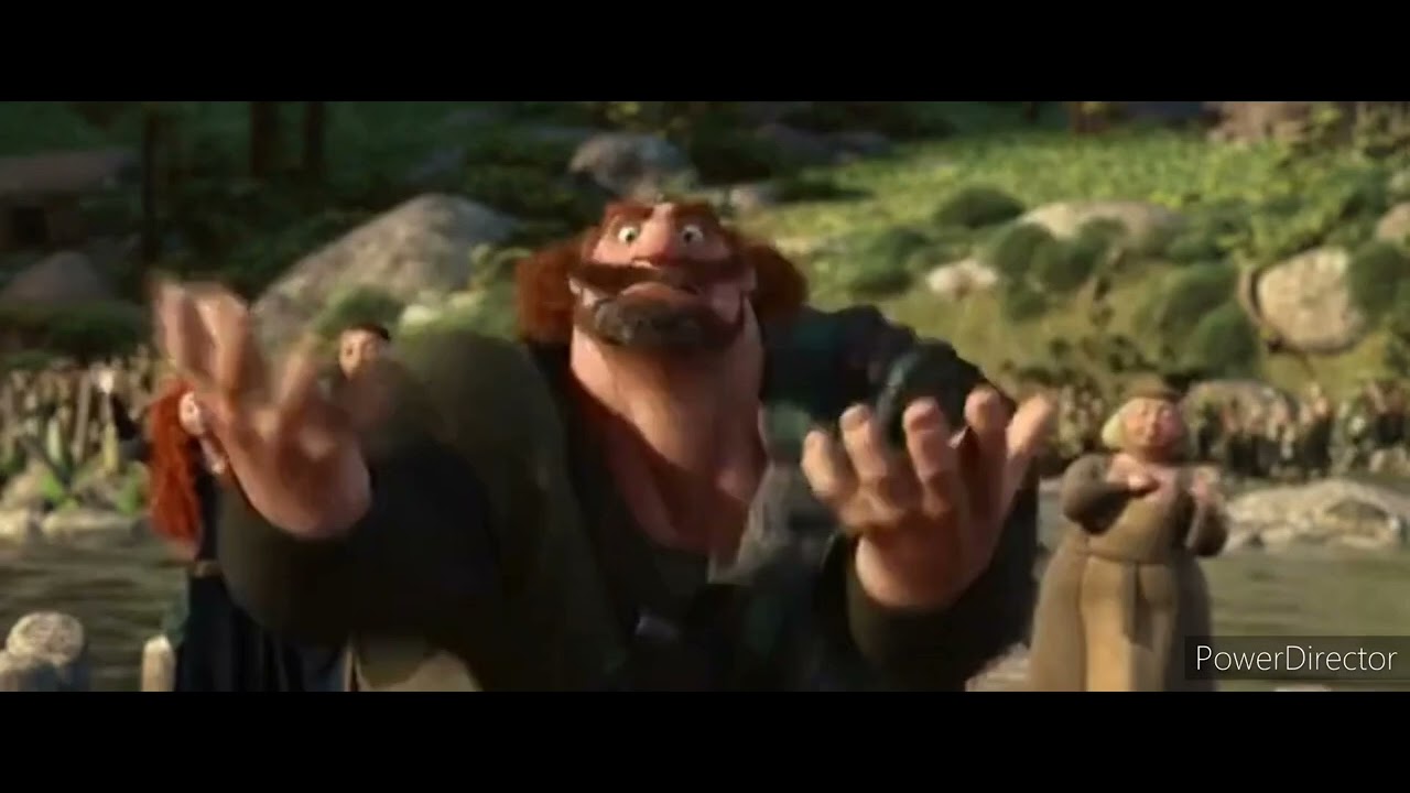 Brave 2012 King Fergus Mad Queen Elinor Merida Maudie Dogs Hamish ...