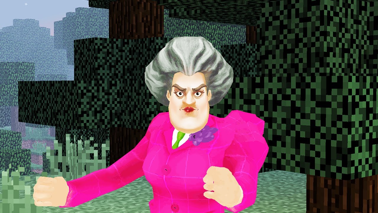 REAL Scary Teacher in Minecraft | Miss T - YouTube