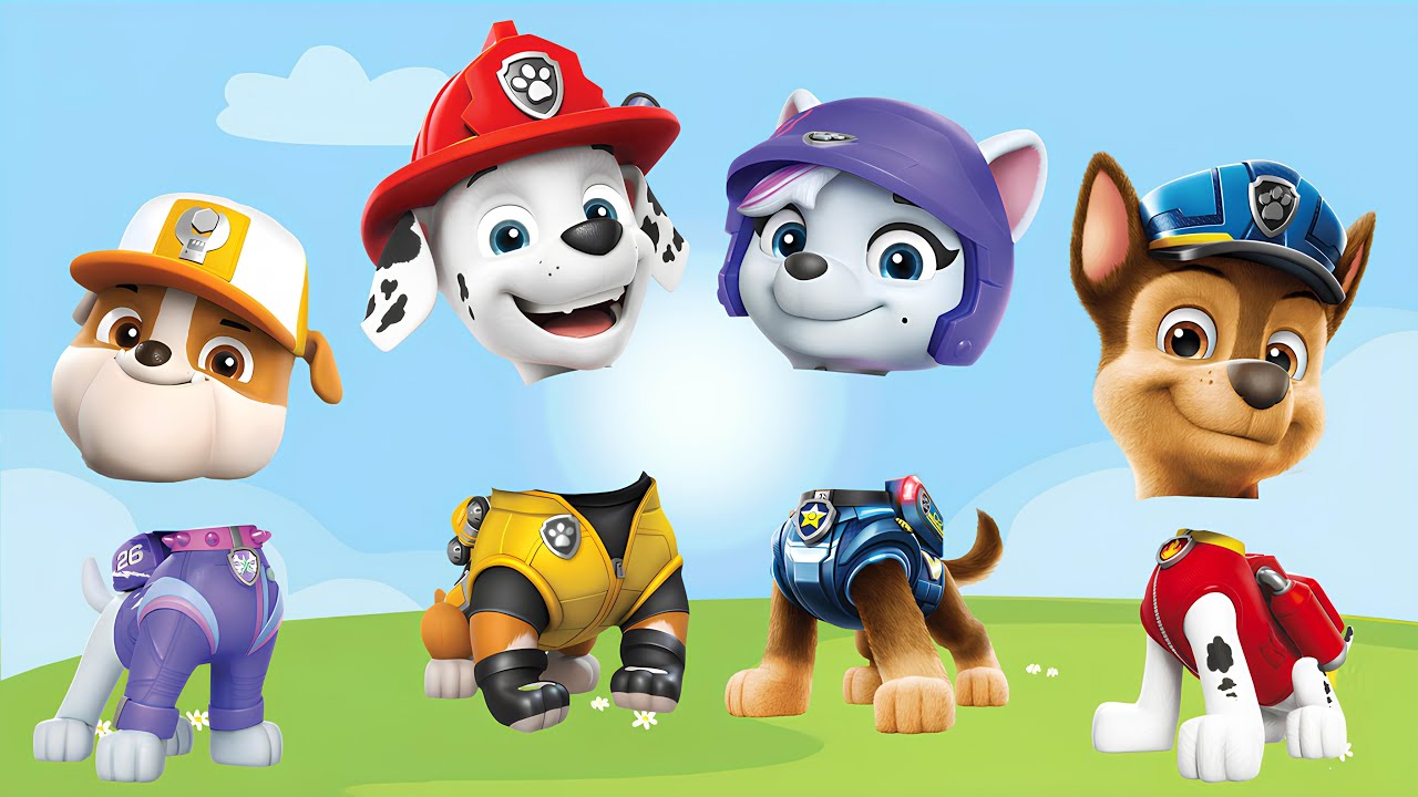Paw Patrol Dress Up & Learn Shape | Learn Colors! | Kids Coloring with ...
