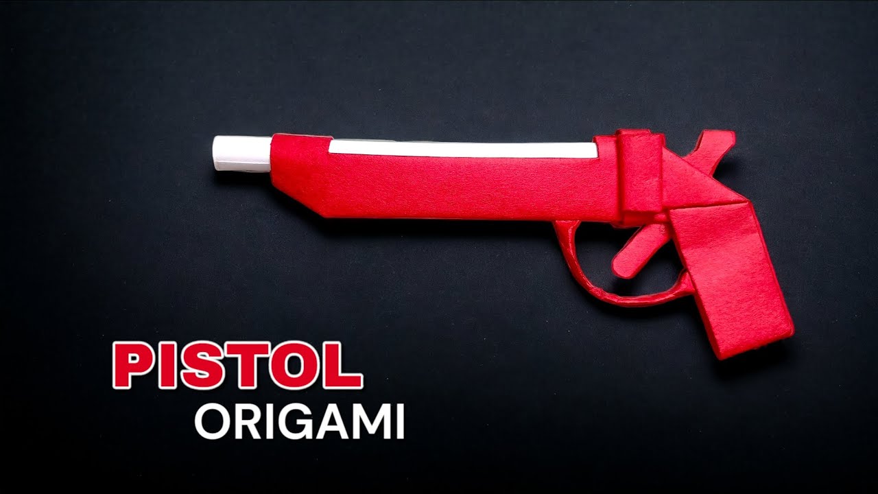 How To Make Origami Pistol Gun Making From A4 Paper | - YouTube