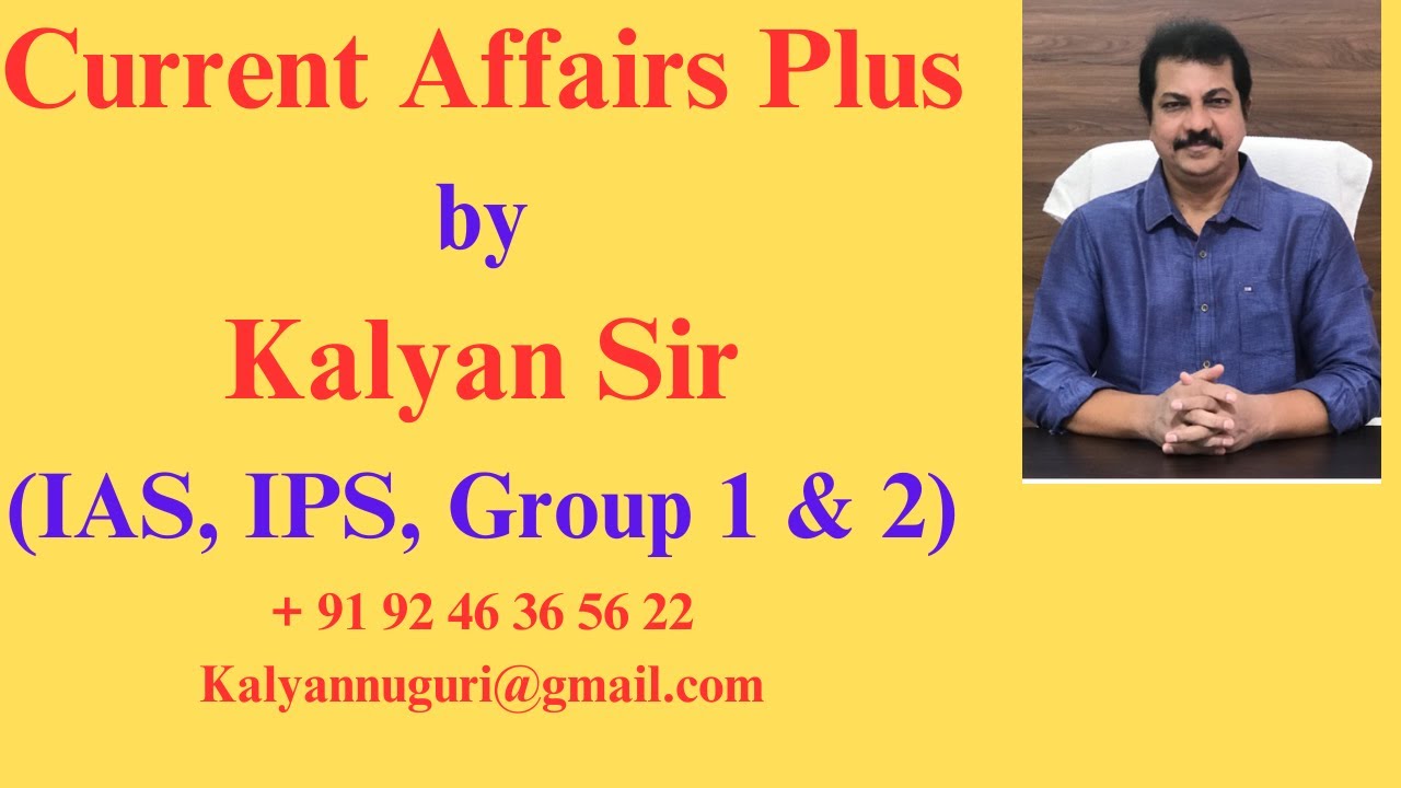 CURRENT AFFAIRS PLUS -A Welcome Video To Join for All the Aspirants of ...