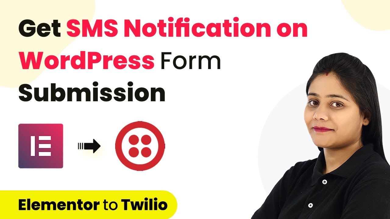 How To Get Sms Notification On Wordpress Form Submission Elementor Forms Twilio Integration