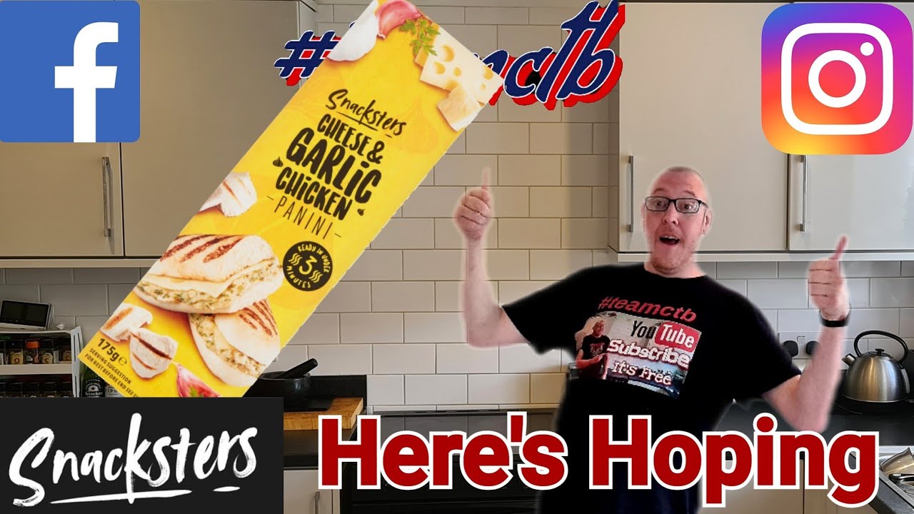 Snacksters Cheese & Garlic Chicken Panini |Supercool Review - YouTube