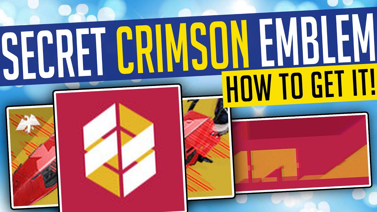 Destiny 2 | SECRET CRIMSON EMBLEM! How To Get "In The Valley" Emblem ...