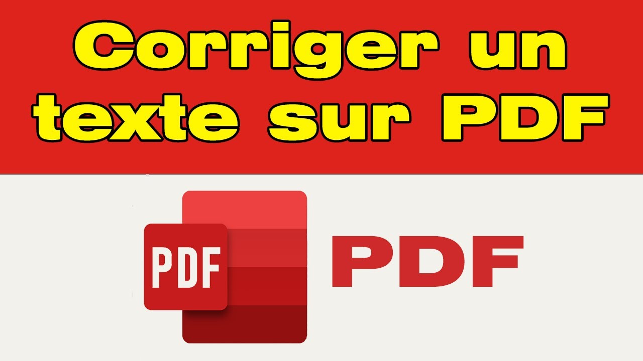 Comment corriger un texte en PDF - YouTube