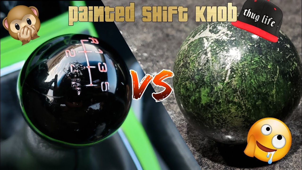 DIY custom painted shift knob - YouTube