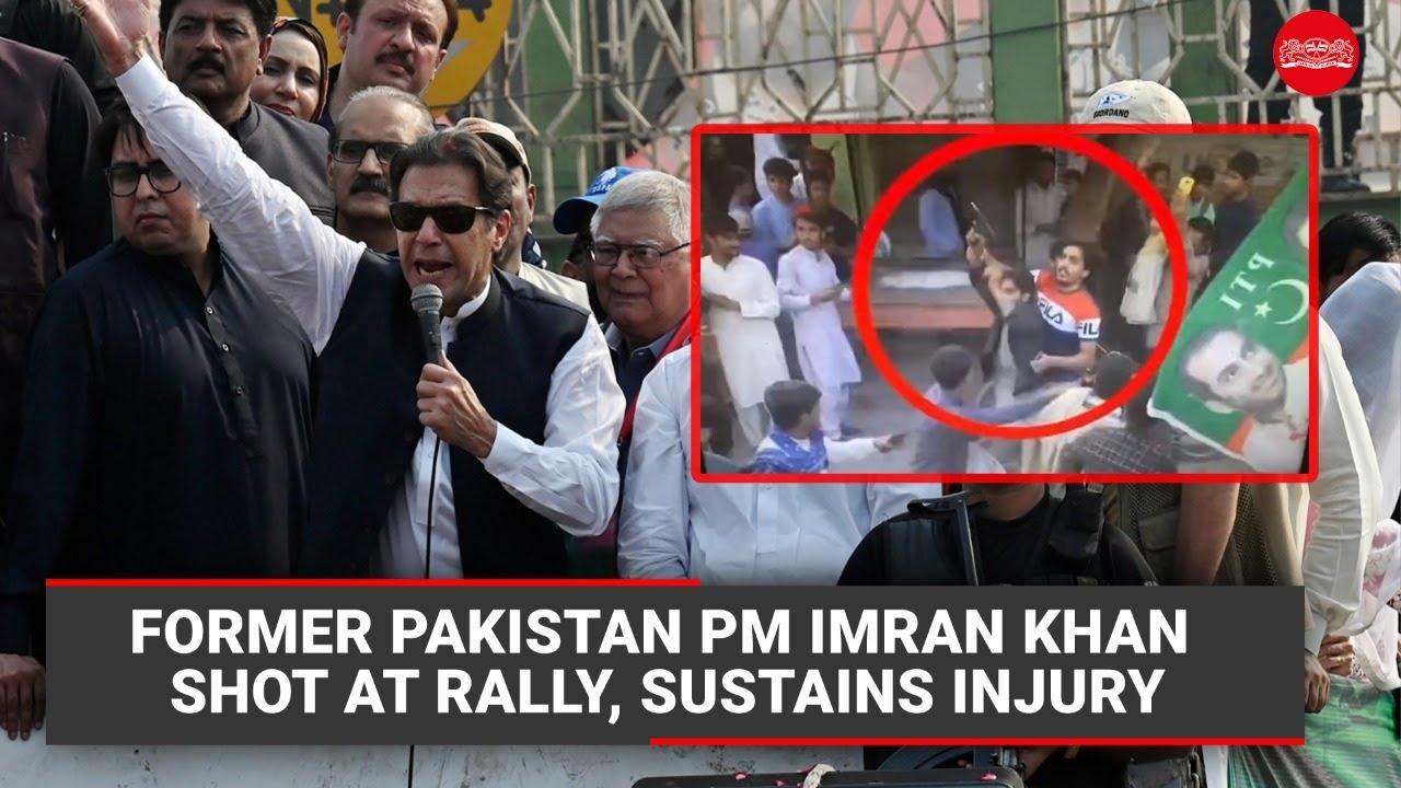 Former Pakistan PM Imran Khan shot at rally, sustains injury - YouTube