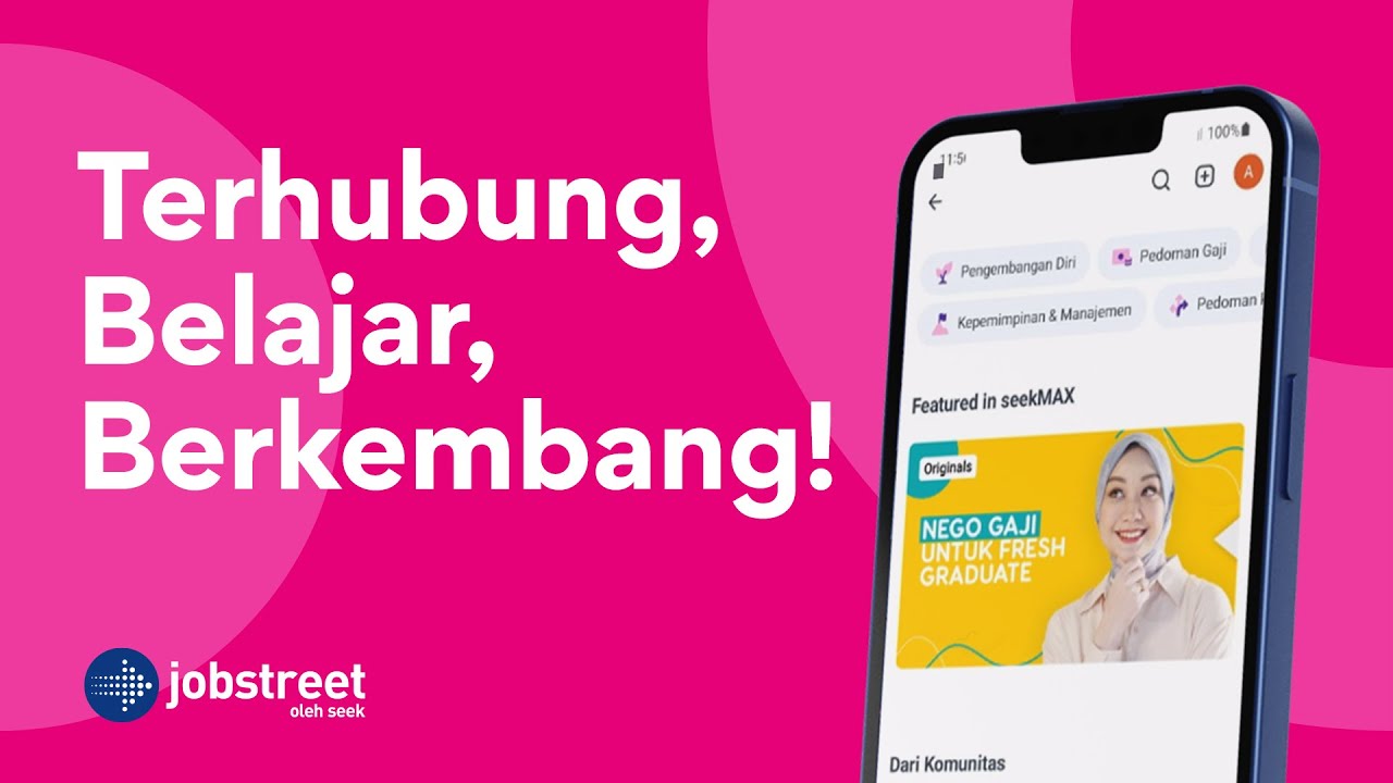 Tingatkan karirmu dengan seekMAX dari Jobstreet! - YouTube