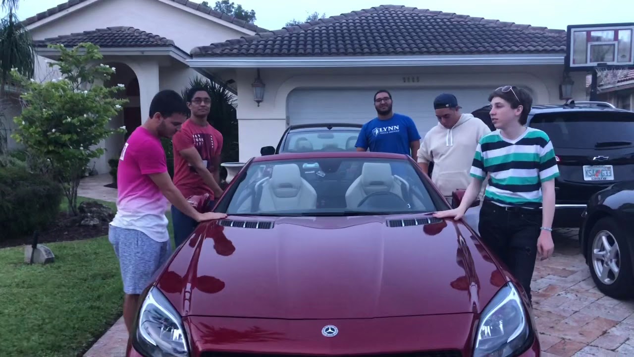 Last To Remove Hand, Wins Mercedes Challenge! - YouTube