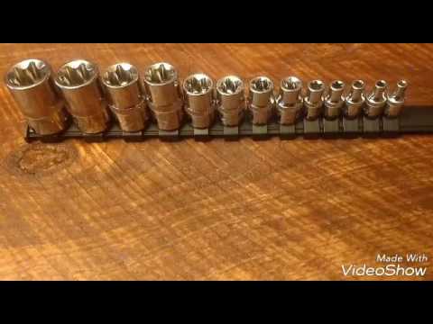 Husky 13-piece inverted Torx socket set review - YouTube