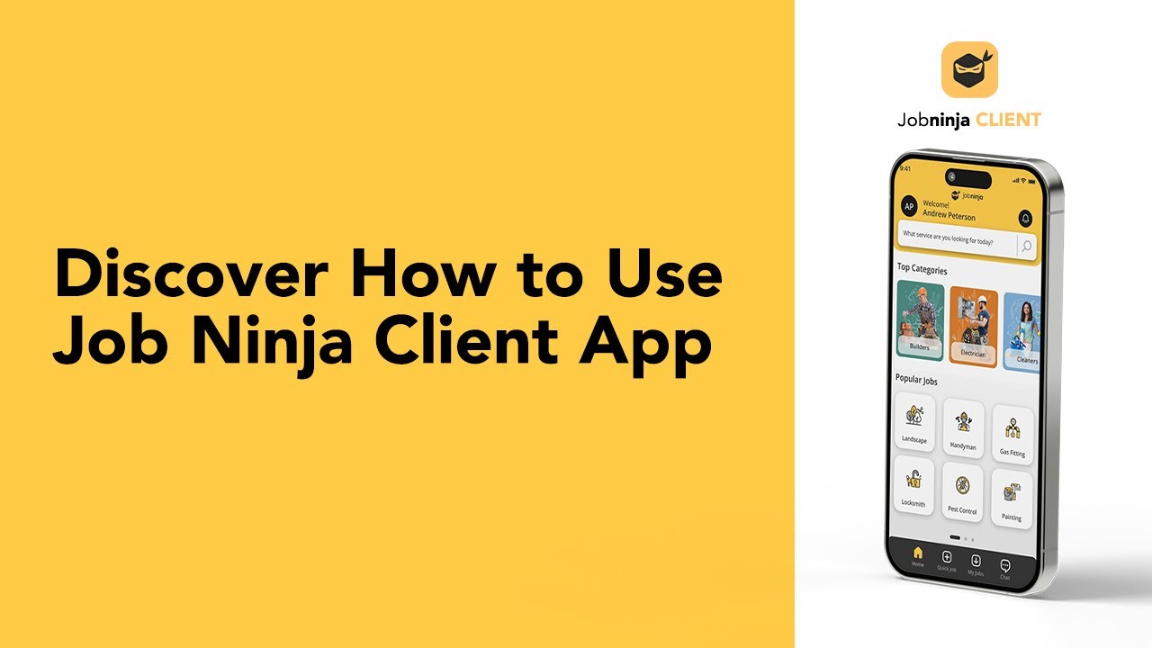 Discover How to Use Job Ninja Client App | Jobninja - YouTube