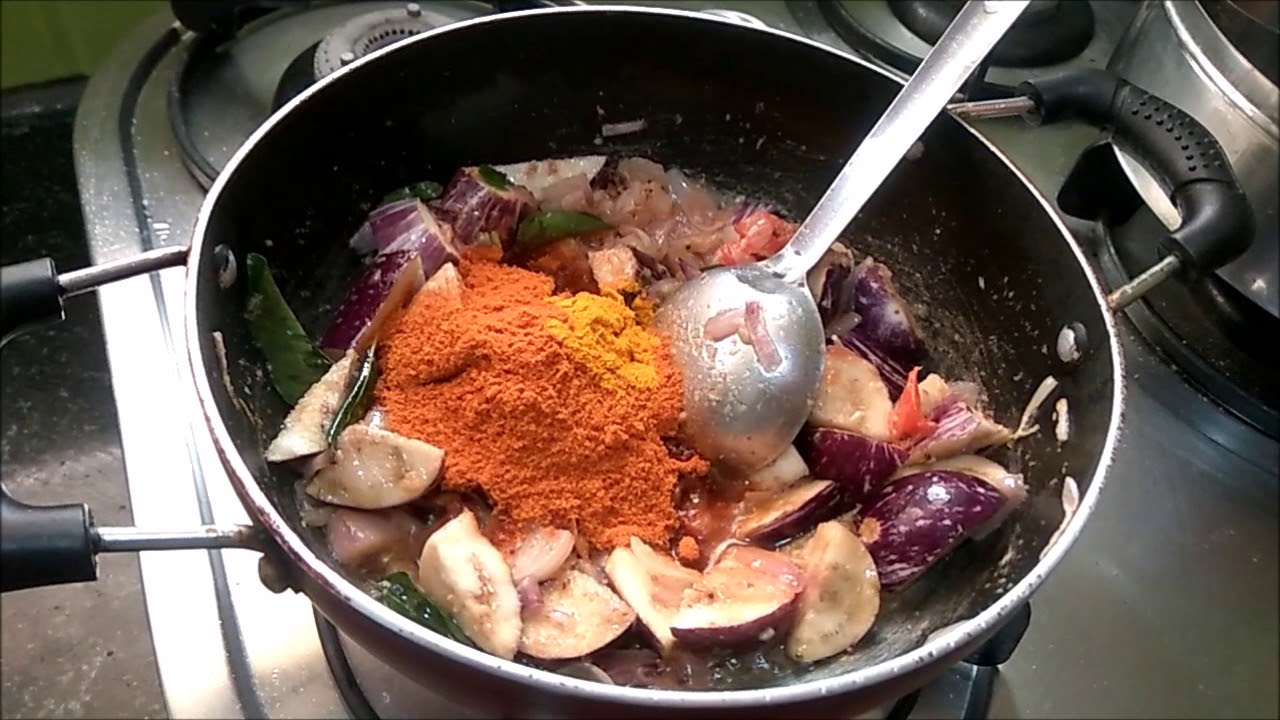 Mocha Kotta Kathirikai Kara kulambu - YouTube