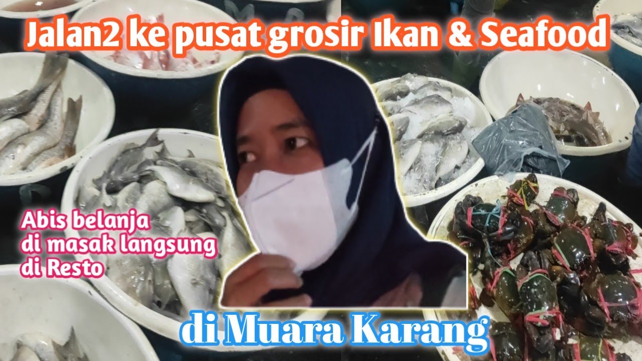 PASAR IKAN DAN SEAFOOD DI MUARA ANGKE | MUARA ANGKE PASAR IKAN - YouTube