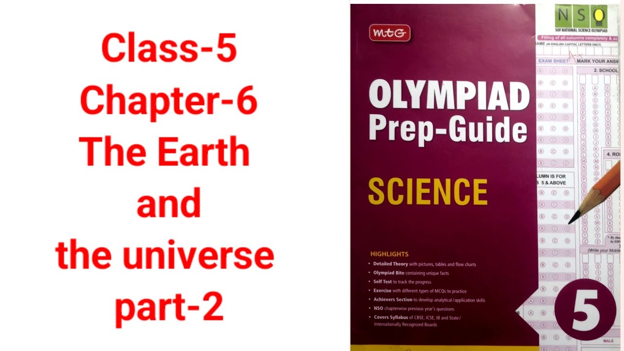 Class-5 Science Olympiad prep guide ch-6 The earth and universe #nso ...
